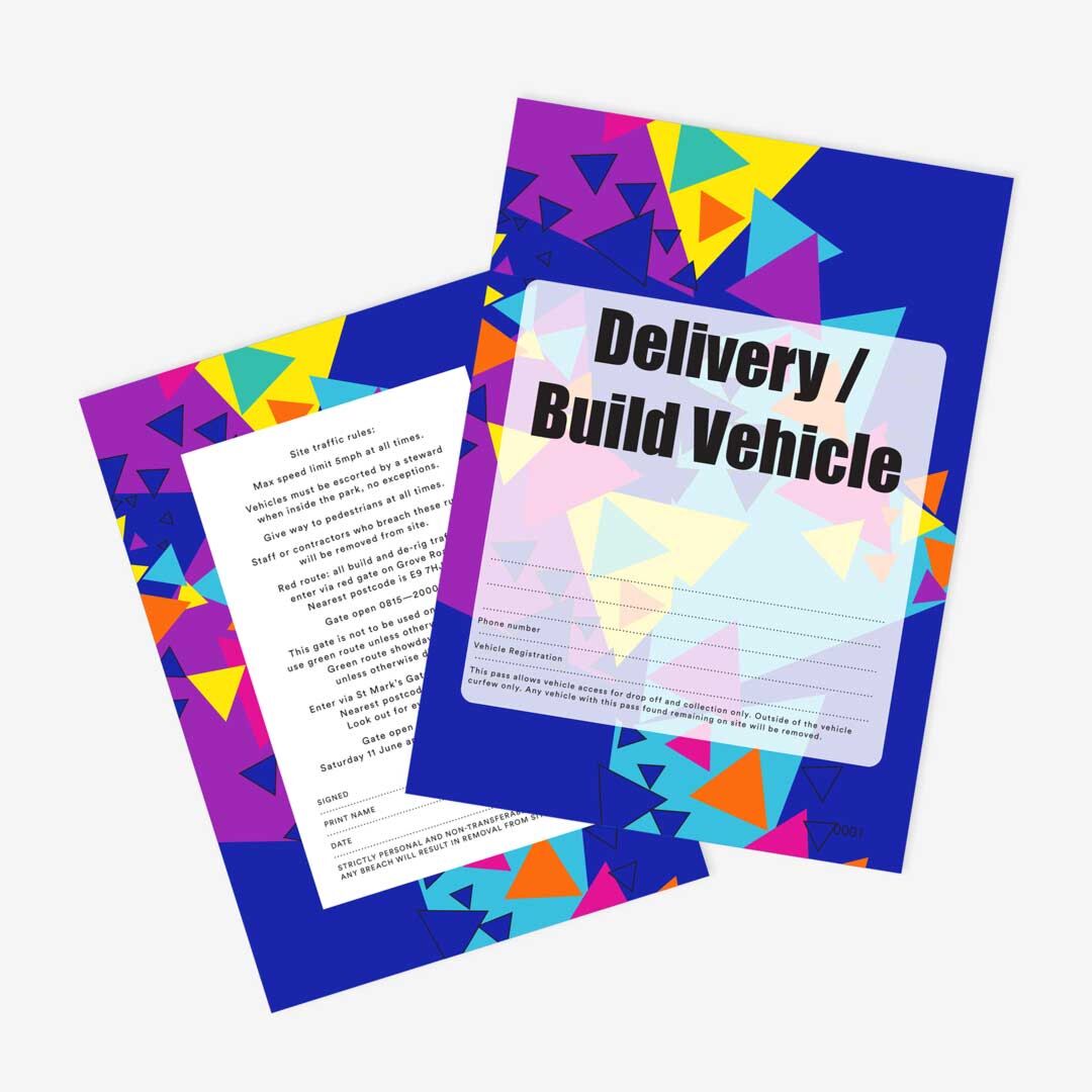 Printed Parking Passes & Permits | Event Passes | ID&C