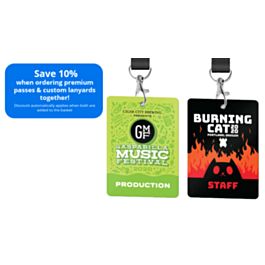 Laminate Event Passes | Laminated Passes for Lanyards | ID&C