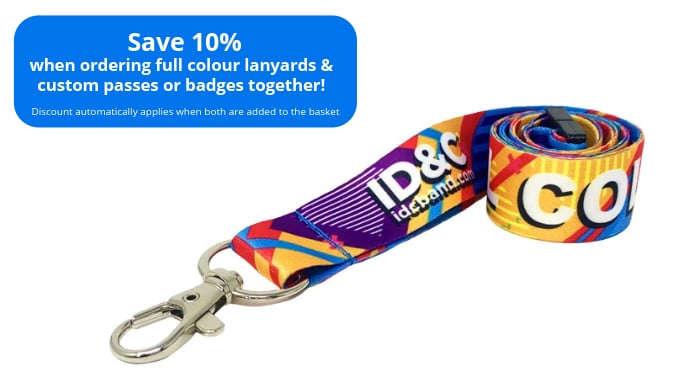 Full Colour Custom Lanyards | Colour Printed Lanyards | ID&C