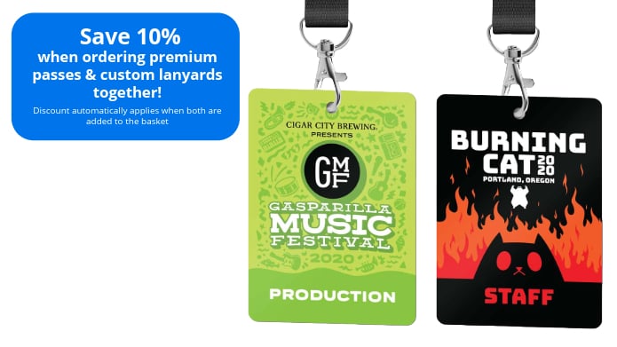 Laminate Event Passes | Laminated Passes for Lanyards | ID&C