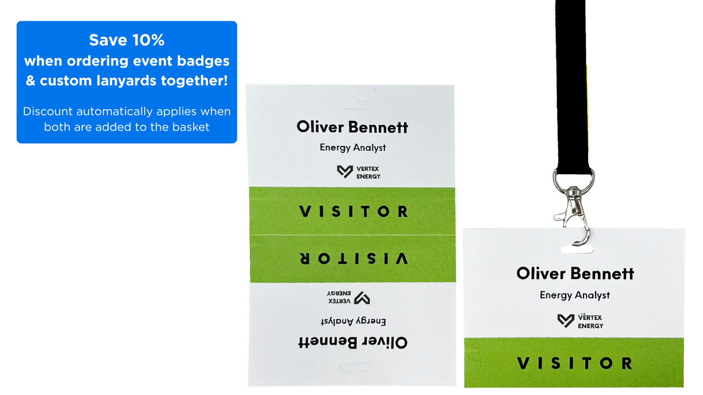 Recyclable Registration badges | Eco Registration badges