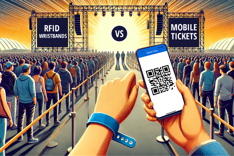 RFID Wristbands vs Mobile Tickets - Event Access Solution